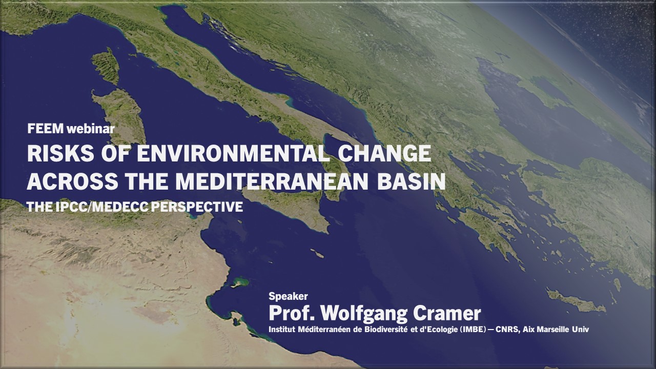 Risks of environmental change across the Mediterranean Basin ...
