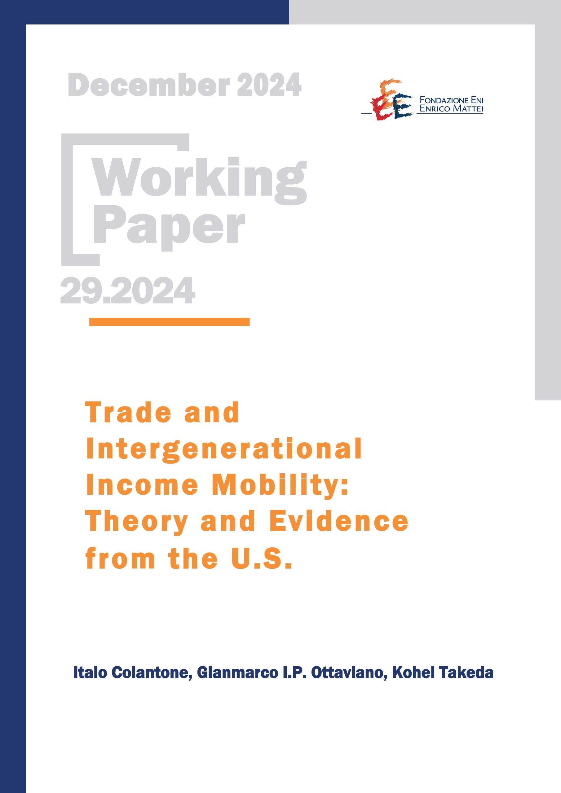 Trade and Intergenerational Income Mobility: Theory and Evidence