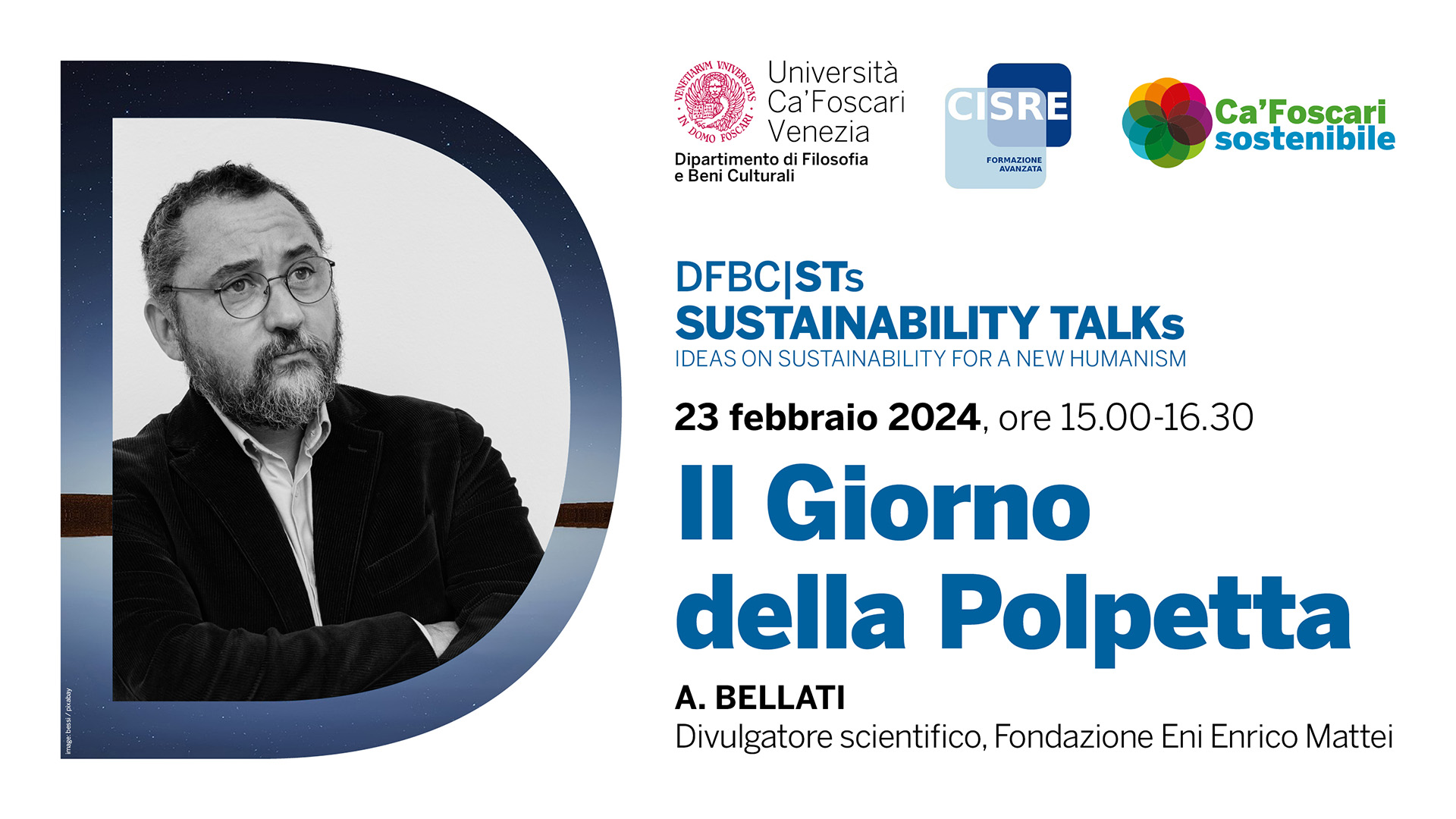 Università Ca' Foscari | DFBC-STs Sustainability Talks | Il Giorno ...